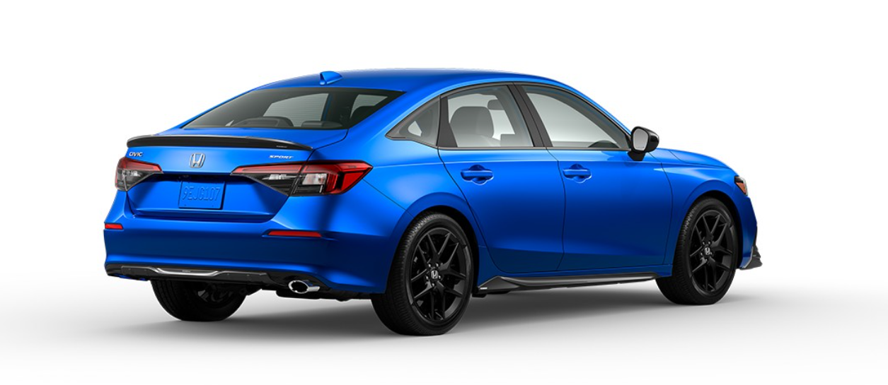 2022 Honda Civic Sedan HPD Rear Underbody Spoiler (Berlina Black ...