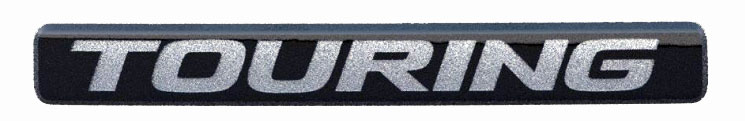 Honda Gloss Black Touring Emblem - 08F20-3A0-100C